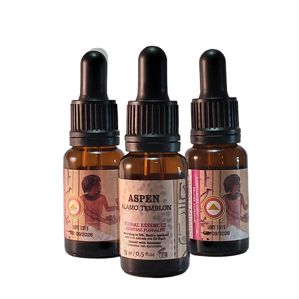 Aspen 【Las 38 Flores de Bach originales】3x2 en GOLDEN PYRAMIDE