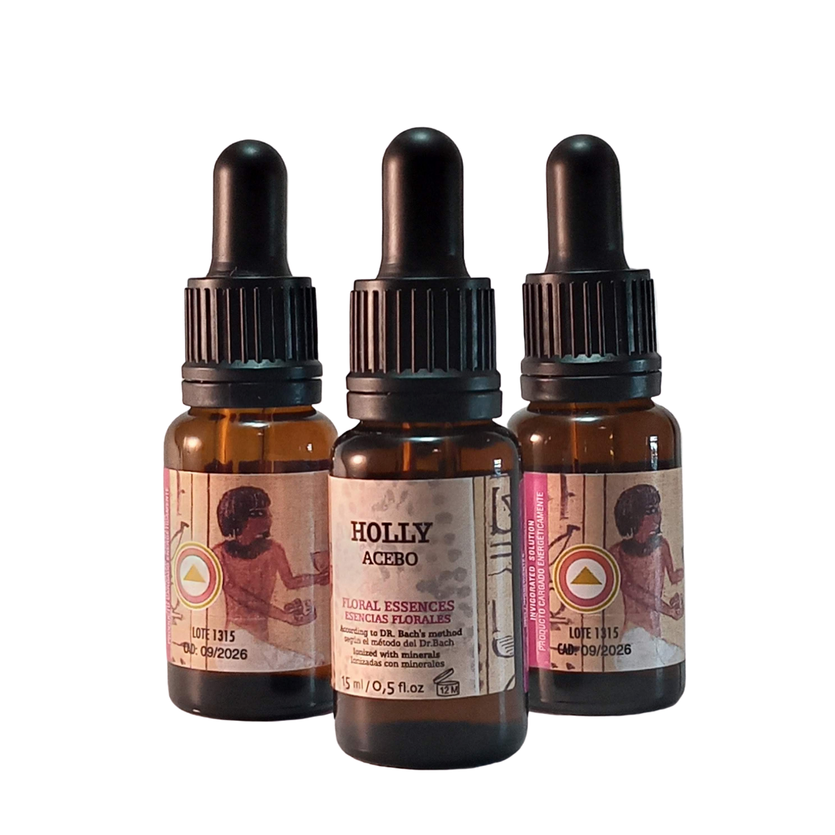 Holly【The 38 Original Bach Flowers】3x2 in GOLDEN PYRAMIDE