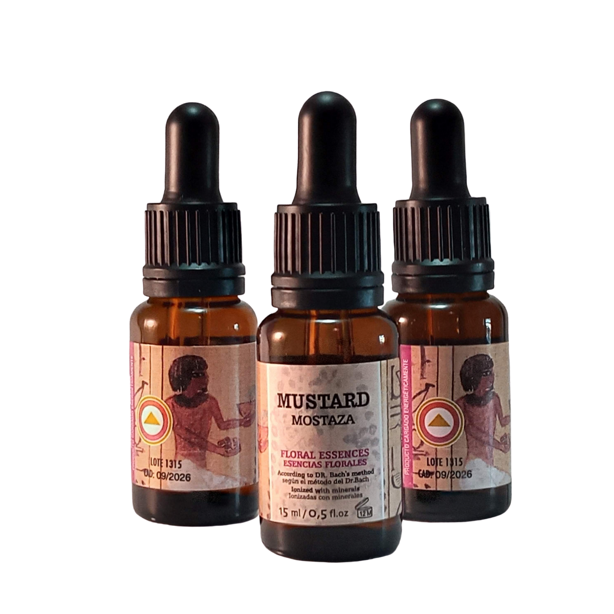 Mustard【Las 38 Flores de Bach originales】3x2 en GOLDEN PYRAMIDE